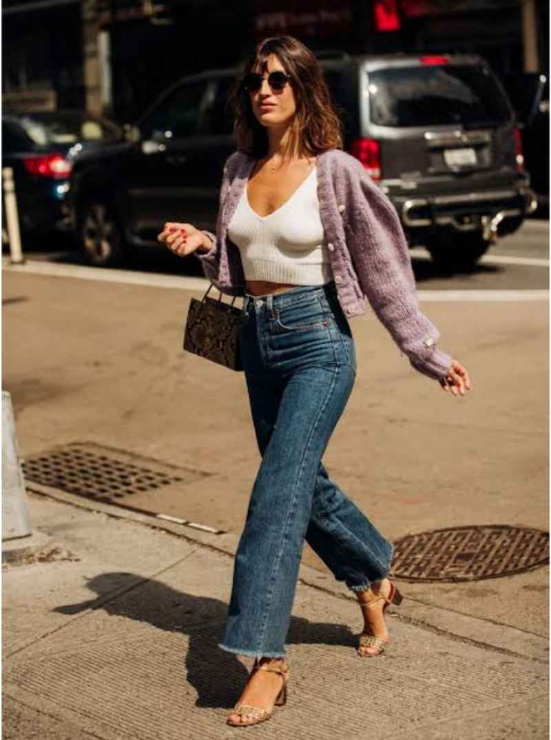 How to style a cardigan.