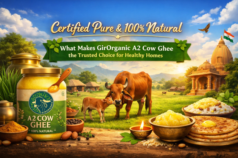 Certified Pure & 100% Natural: What Makes GirOrganic A2 Cow Ghee the ...